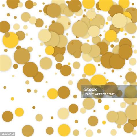 색종이와 벡터 배경입니다 흰색 바탕에 골드 색종이입니다 계절에 대한 스톡 벡터 아트 및 기타 이미지 계절 금 금속 금속