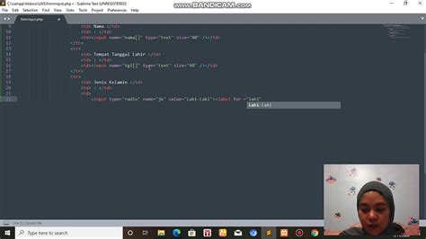 Project Uas Web Programming Form Input Output Youtube