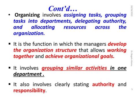 Management Organizing Function Pptx