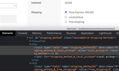 Disable Payment Gateway On Shipping Method In WooCommerce