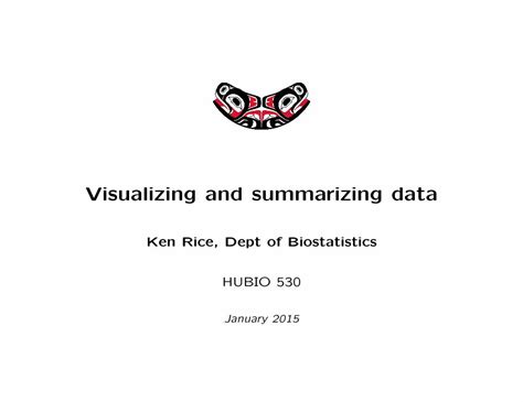 Pdf Visualizing And Summarizing Data University Of Faculty