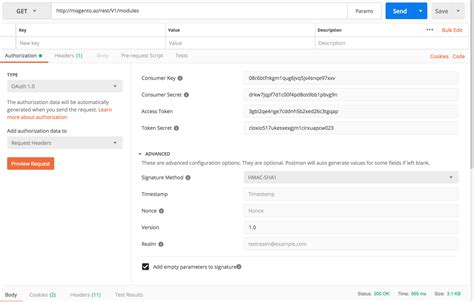 How To Use Postman Rest Client With Magento Rest Api With Oauth How To