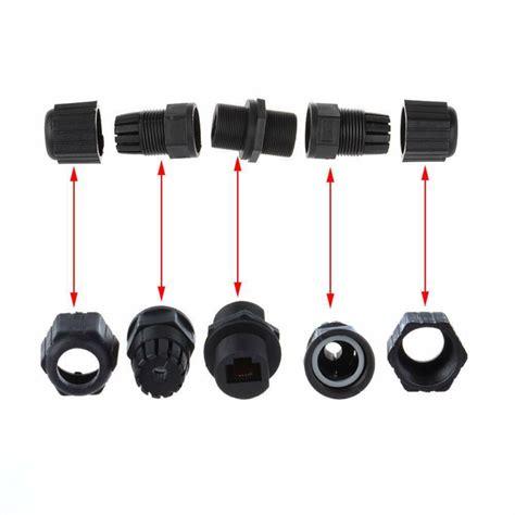 Cat56 Waterproof Ip67 Ethernet Coupler Connector Cctv Empire