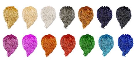 헤어 컬러 팔레트 머리 염색을 위한 밝은 유행 색상 머리 색깔 샘플 화려한 염색 머리 3d 렌더링 3차원 형태에 대한 스톡 사진 및 기타 이미지 Istock