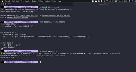 `generate` Without First Installing `prismaclient` Leads To