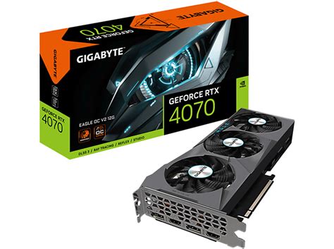 GIGABYTE GeForce RTX 4070 EAGLE OC V2 12G (NVIDIA, Grafikkarte ...