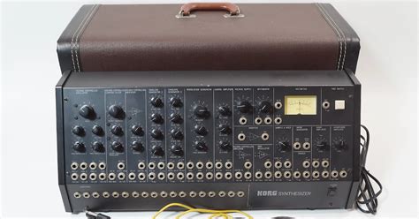 MATRIXSYNTH KORG MS 50 Vintage Analog Semi Modular Synthesizer W Hard Case SN 0118749