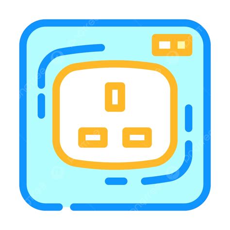 Socket Clipart Hd Png G Socket Color Icon Vector Electricity Cord European Png Image For