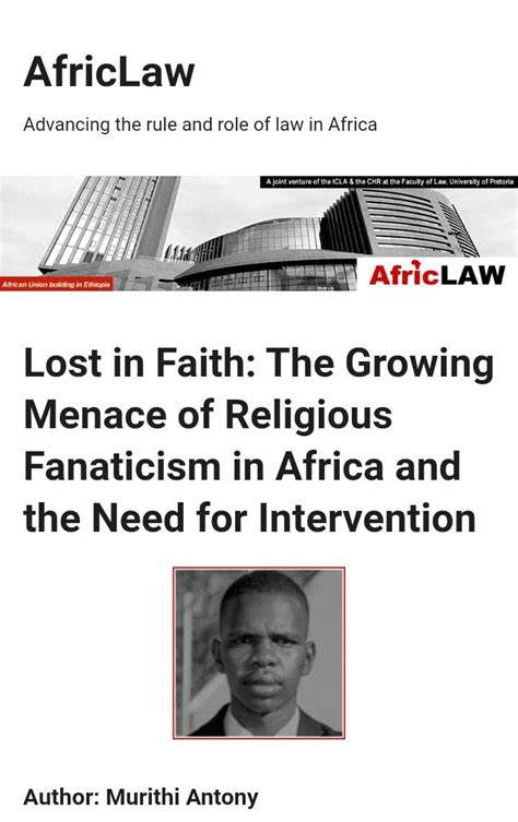 Murithi Antony On Linkedin In My Latest Blog Published By Africlaw