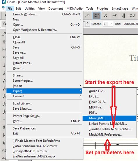 Batch Convert Finale Files To MusicXML Dorico Steinberg Forums