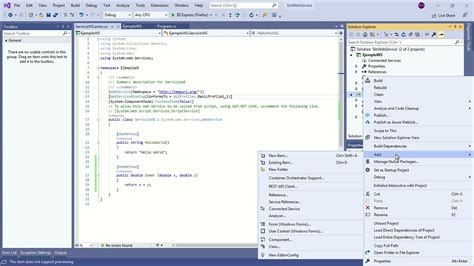 Wfrm C 0401 Webservice Asmx Con C Youtube