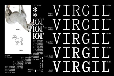 Virgil Monospaced Font Free Font