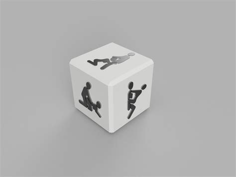 Stl File Sex Dice 6 Poses 🎲・3d Print Design To Download・cults