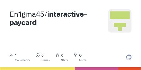 Github En1gma45interactive Paycard