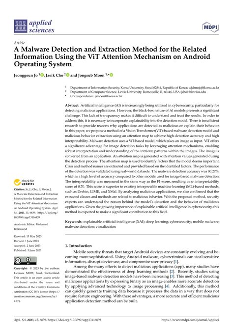 Pdf A Malware Detection And Extraction Method For The Related