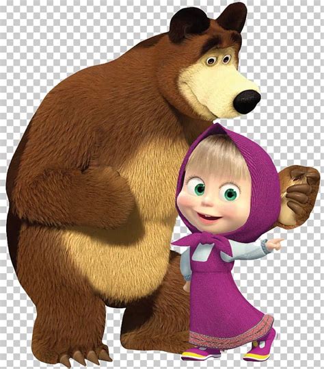 Masha And The Bear Portable Network Graphics Png Free Download