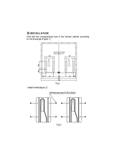 Morris B6128mw Built In Microwave Oven Installation Instructions