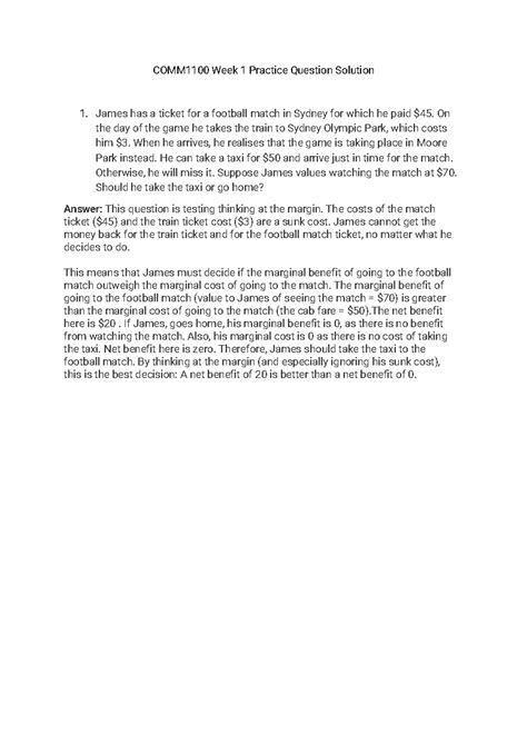week 1 tutorial practice questions 24t2 solutions comm1100 week 1