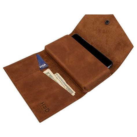 Angular Wallet For Cell Phone — Stockyardx The Leather Store