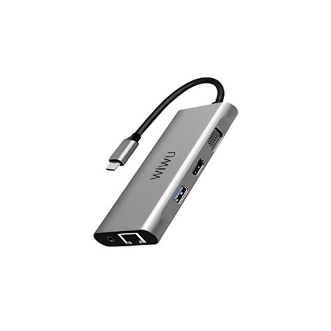 WiWU Alpha A In USB Type C HUB Gray DropShop Drop Shipping Platform In Bangladesh