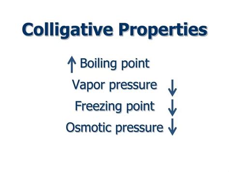 Ppt Colligative Properties Powerpoint Presentation Free Download