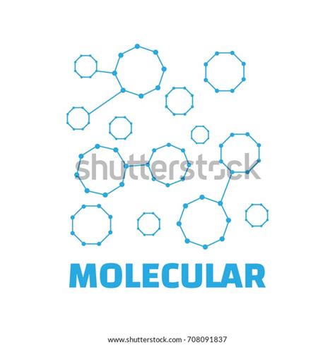 Molecular Structure Molecular Structural Coding Vector 스톡 벡터로열티 프리