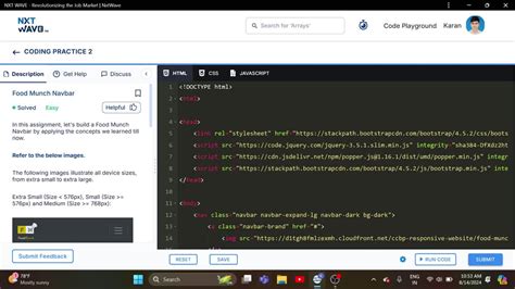 Karan Gholap On Linkedin Day5 30daysofcode 30daysofcode Ccbp Nxtwave Html Css Bootstrap