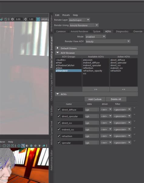 Solved Accessing Aovs In Maya 2018 Autodesk Community