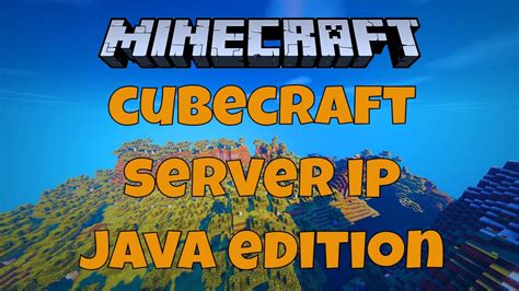 Minecraft Cubecraft Server Ip Java Edition Youtube