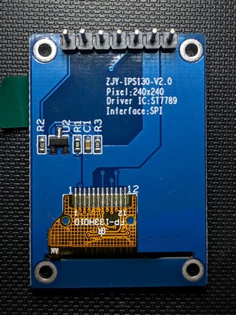 Adding Cs Pin To St7789 13 Ips Lcd 5 Steps Instructables