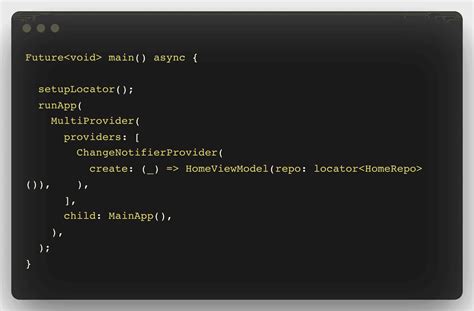 Using MVVM Architecture In Flutter