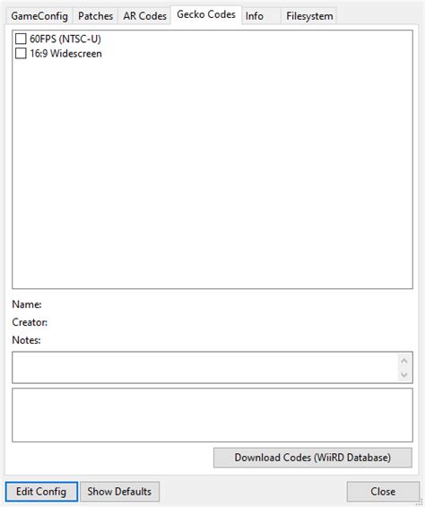 how to add a gecko code to the dolphin emulator