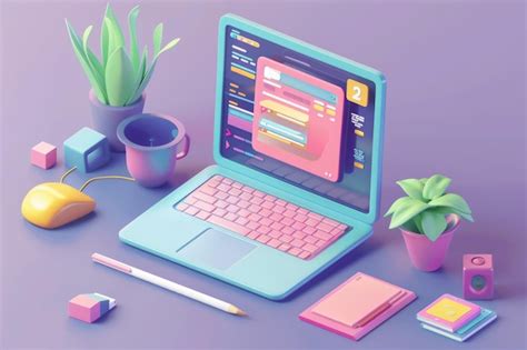 Premium Photo Web Dev Design In 3d Vector Illustration Laptop Phone