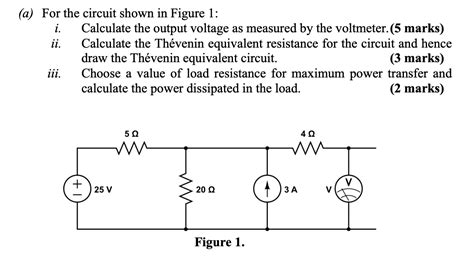 Solved A For The Circuit Shown In Figure I Calculate Chegg