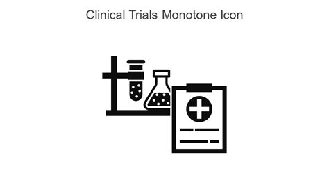 Clinical Trials Monotone Icon In Powerpoint Pptx Png And Editable Eps Format Ppt Sample
