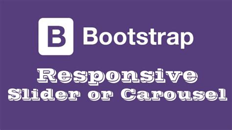 Bootstrap Bangla Tutorial Responsive Slider YouTube