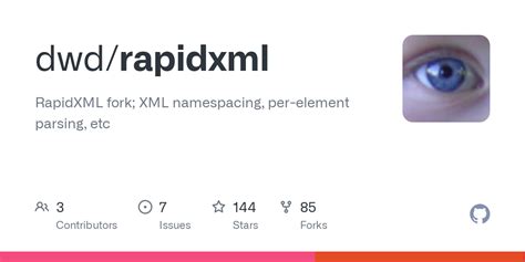github dwd rapidxml rapidxml fork xml namespacing per element