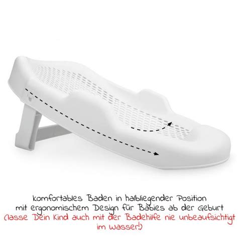 Hauck Sitzeinlage für Badewanne Bathtub Baby Inlay White
