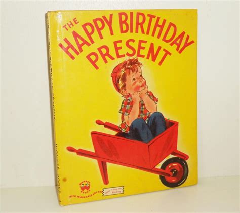 The Happy Birthday Present~ Vintage Wonder Book 1951 564 By Barbara