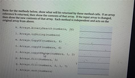 Solved 3 2 Point Each Given The Array Defined Below