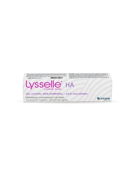 Gel Vaginal Non Hormonal Lysselle 40 Ml Tub Cu Aplicator