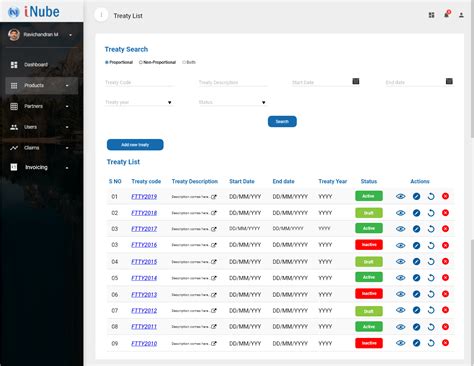 ERP UI Design On Behance