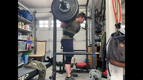 Day 63 Of Squatting Every Day Til 500 Lbs 410 Lbs Youtube