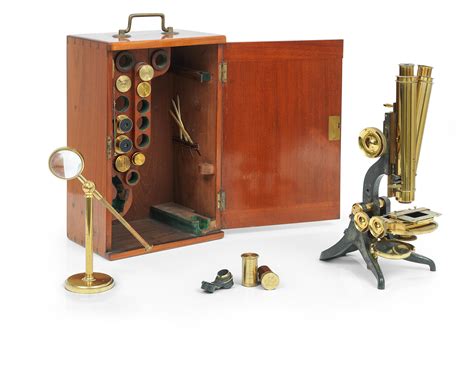 Bonhams A James Swift Compound Binocular Microscope English Circa 1880