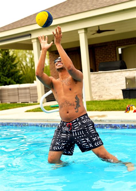 The 6 Inseam Mud Black Swim Trunks Diop