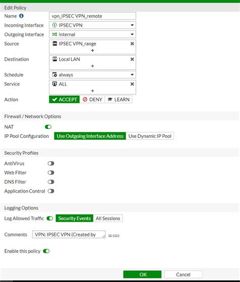 Re IPSec Tunnel Won T Connect To Remote Fortigate Fortinet Community