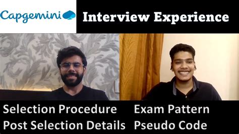 Capgemini Interview Experience Selection At Capgemini Pseudo Code And Game Based Aptitude