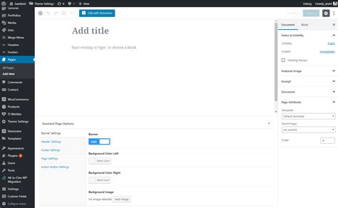 How To Customize The Title Bar Banner Seensio Documentations