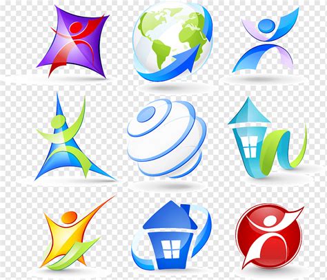 현대적인 3d 로고 디자인 요소 Png Pngwing