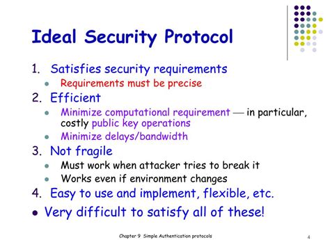 ppt chapter 9 simple authentication protocols powerpoint presentation